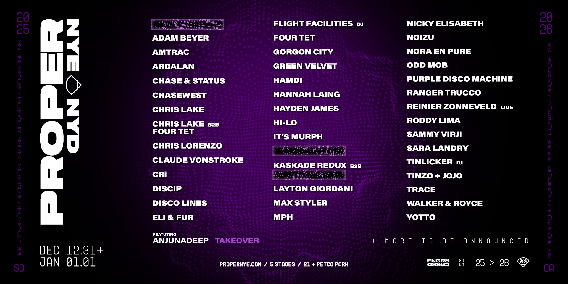 PURPLE DISCO MACHINE - CRSSD Proper NYE